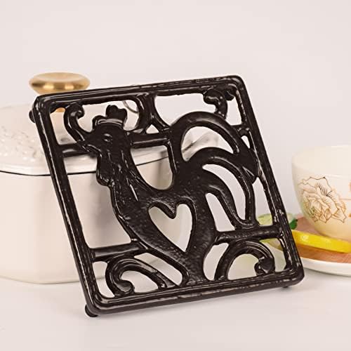 Amazon.com: MINLUFUL Vintage Trivet for Hot Dishes, 7 Inch Square Cast ...