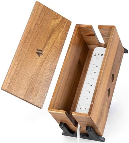 Amazon.com: Large Cable Management Box - Cable Organizer Box and Power ...