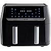 Amazon.com: Aria 10Qt Dual Basket Air Fryer, Double 5Qt Basket ...