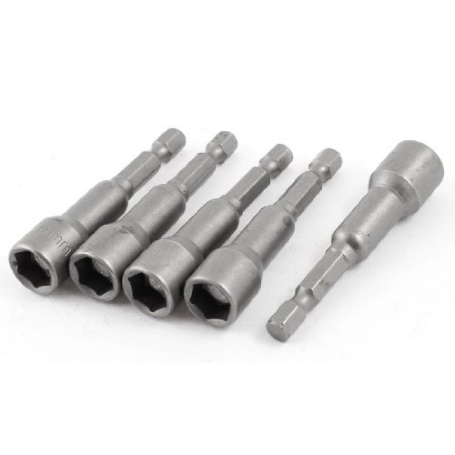 OROOBA® 5 Pcs Magnetic Nut Driver 10mm Wide Hex Socket Screwdriver Bit ...