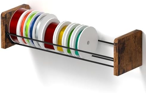 Amazon.com: Invech Ribbon Storage Rack Desktop & Wall Mounted, 1Pcs ...