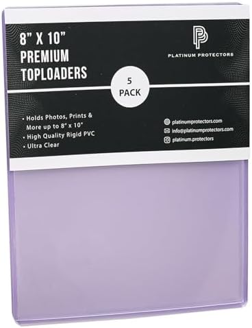 Amazon.com : Platinum Protectors 8x10 Toploaders (5-Count) Premium ...