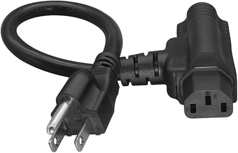 Amazon.com: JORINDO 0.32M/1FT Nema 5-15P to C13+Nema 5-15R Piggyback ...