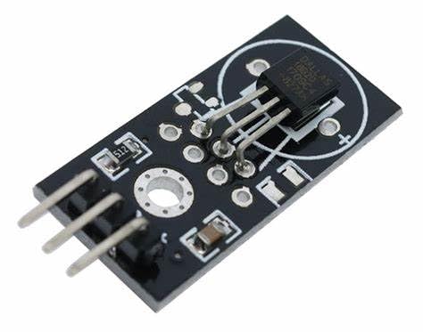 DS 18 B20 Temperature Sensor Module - DS18B20 3-Wire Digital Temperature Sensor Module : Amazon ...