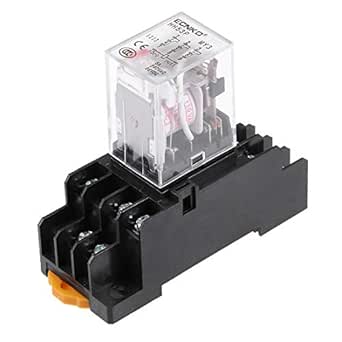 uxcell Electromagnetic Power Relay, HH53P AC 110V Coil 3P3T 11 Pins Electromagnetic Power Relay ...