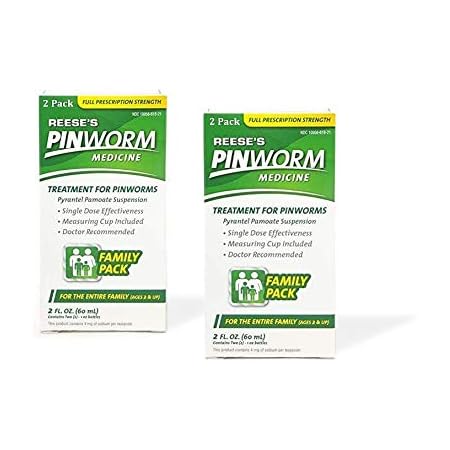 Amazon.com: REESE'S PINWORM Medicine Liquid for Entire Family, Full ...