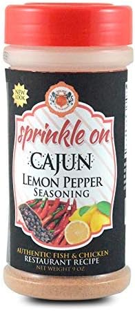 Amazon.com : Sprinkle On Lemon Pepper Seasoning, 9-Ounce Bottle ...