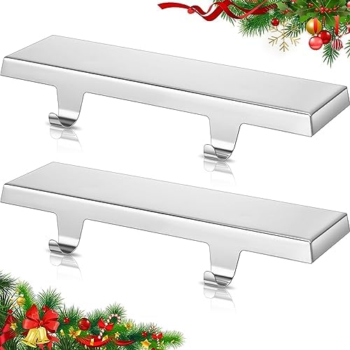 Amazon.com: Zonon Christmas Stocking Holders for Mantle Metal Hanging ...