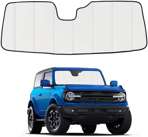Amazon.com: TOPINSTALL Foldable Windshield Sunshade Compatible with ...