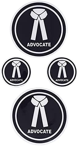 Ramanta Advocate Sticker for Car Rubberized Icon Advocate Waterproof ...