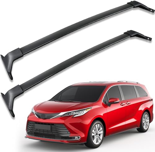 Amazon.com: ANTS PART Roof Rack Cross Bars for 2021-2025 Toyota Sienna ...
