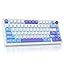 Surmen M75 75% Wireless Creamy Keyboard with Gasket, Triple Mode ...