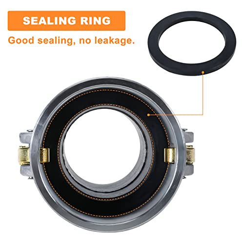 Snapklik.com : Aluminum Camlock 2 Pack, Type C Cam And Groove Hose ...