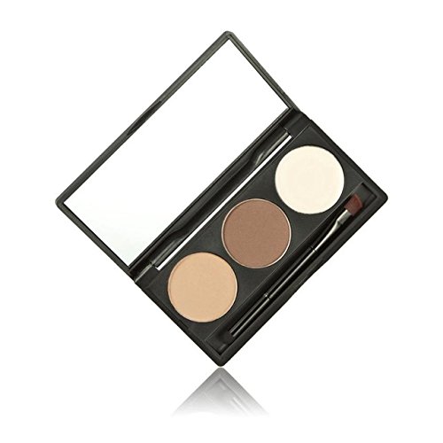 Buy Makeup 3 Colors Eyebrow Powder Concealer Palette With Mirror ...