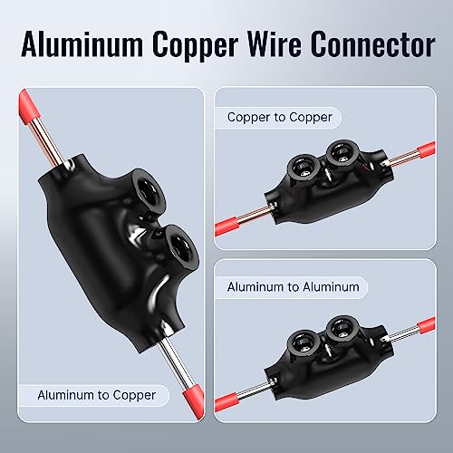 Snapklik.com : 5 Pack Insulated Inline Splice Connector 2-14 AWG ...