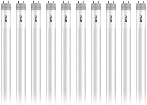 (case of 10) Philips 557421 LED Tube 9.9T8/COR/48-835/MF16/G T8 Fluorescent Replacement, 48 ...