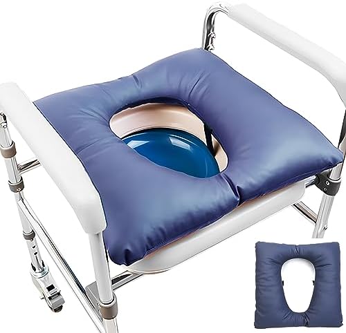 Amazon.com - GFERTRE Commode Cushion, Thick Sponge PU Soft Pad for ...