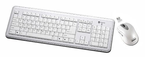 Buslink RF-6572L-WH Wireless Standard Keyboard With Laser Mouse (RF ...
