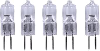 JZLBBC 5Pcs G5.3 Halogen Lamps G5.3 Halogen Bulb 35W 24V 50W 2 Pin Base ...