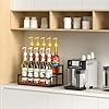 Amazon.com: THYGIFTREE Liquor Bottle Display Shelf 2 Tier Rack Holder ...