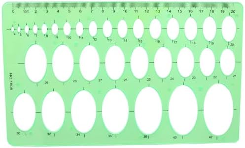 Amazon.com: 1Pcs 20cm Oval Ruler Drafting Template,Oval Line Drawing ...
