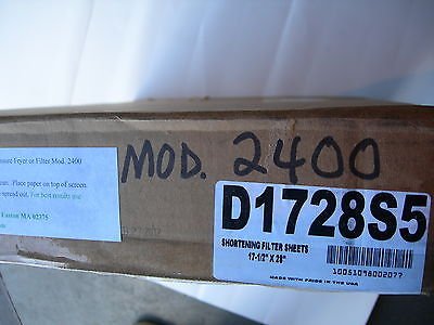 Amazon.com: Model 2400 Filter Sheets 17X28"100Ct Fits Broaster Mod.2400 ...