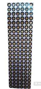 Mizy 18650 Battery Positive Terminal Insulation Rings Adhesive ...