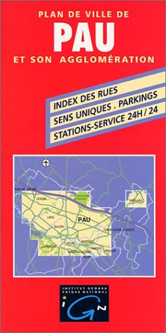 Plan de ville : Pau, plan avec livret: 3282117223412: Books - Amazon.ca