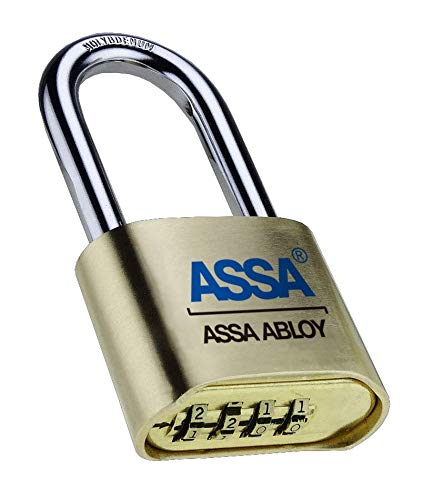 ASSA Lock SRB37 Resettable Brass Padlock - Amazon.com
