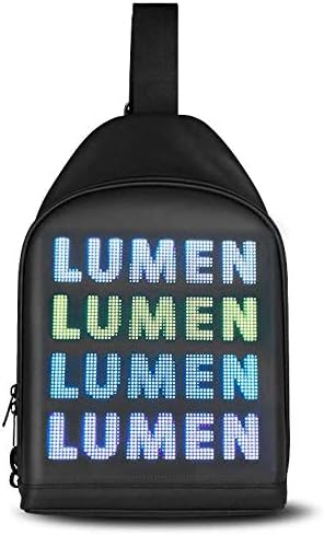 Amazon.com: LED Bag Customizable Matrix Smart Bag Led Screen Shoulder ...