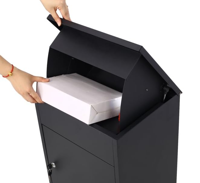 Dwd Wall Floor Mounted Large Lockable Parcel Drop Box Safe | Desertcart ...