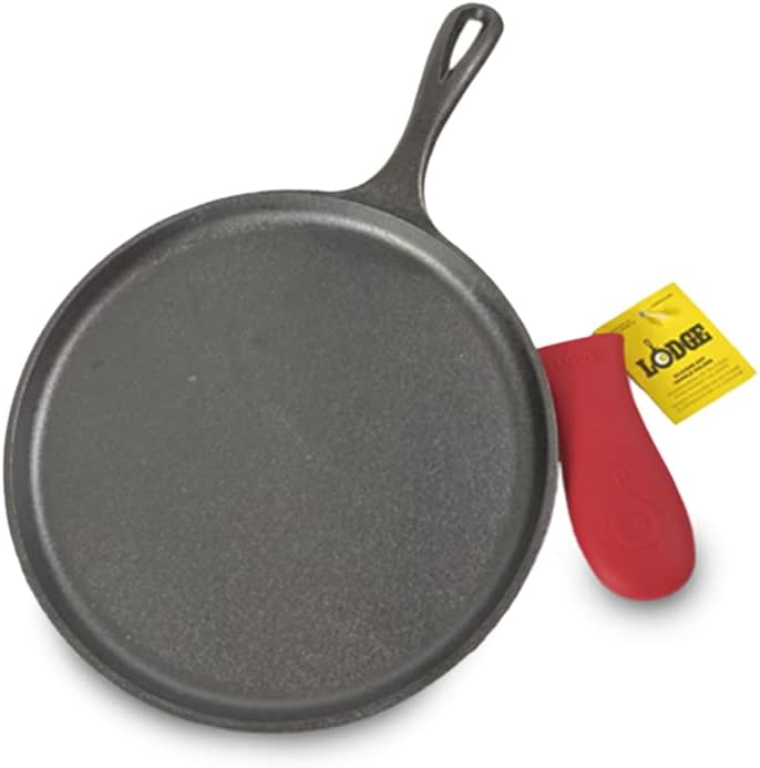 La Cuisine Crepe Tawa Pan for Roti Dosa Comale – Griddle Pizza Pan Pre ...