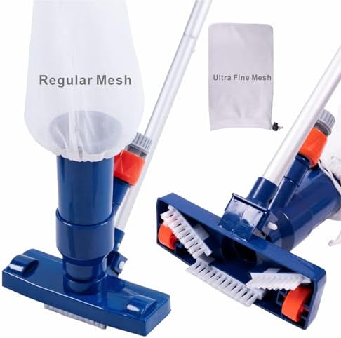 Amazon.com : Ultra-Long 78" Swimming Pool Cleaning Kit - Vacuum Cleaner ...