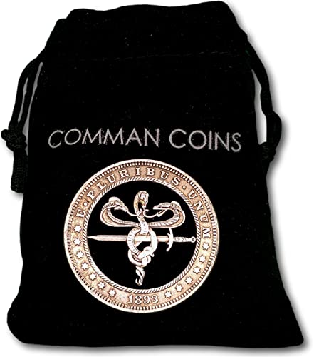 Amazon.com: Cut Coin Hobo Coin Blood Sword 3 Viper Snakes Secret ...