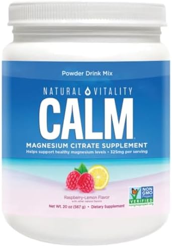 Amazon.com: Natural-Vitality Calm Magnesium Citrate Powder 20 oz, (20 ...