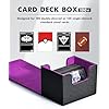 Amazon.com: ZLCA Card Deck Box for Trading Cards, MTG Commander Deck ...