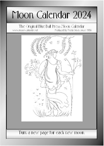 Buy Moon Calendar 2024: The Original Blue Ball Press Moon Calendar Book ...