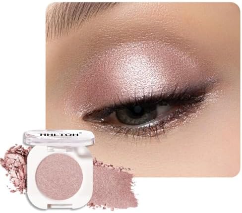 Amazon.com : HHLTOH Champagne Shimmer Cream Eyeshadow, Light Gold Sheer ...