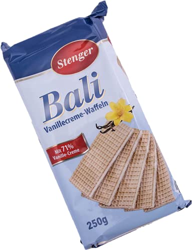Stenger Bali Vanille Creme-Waffeln, 250 g : Amazon.de: Lebensmittel ...