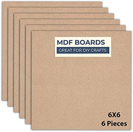 Woodcraft Original Wood MDF Boards for Art and Craft, 2mm Thickness ...