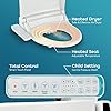 BidetMate 1000 Series Electric Bidet with Dryer, Heated Smart Toilet ...