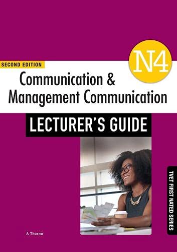Buy Communication & Management Communication Lecturer's Guide Pack ...