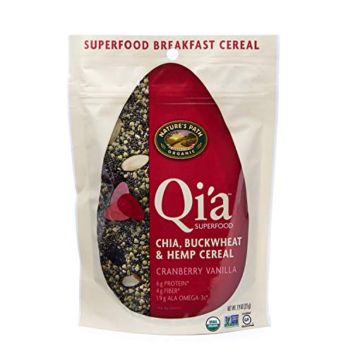 Qi'a Superfood Organic Gluten Free Cranberry Vanilla Chia, Buckwheat ...