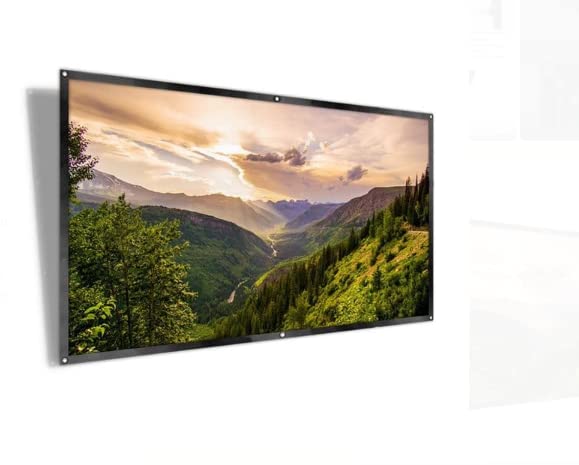 IQRA Projector Screen, 4K HD Portable Video Screen 16:9 Aspect Ratio ...