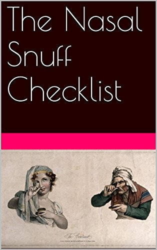 Amazon.com: The Nasal Snuff Checklist eBook : Carlley, Bruce: Kindle Store