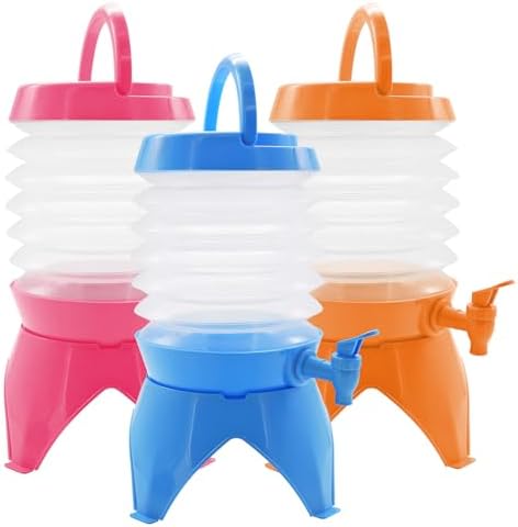 3.5L Collapsible Water Dispenser, Viceda Plastic Drink Dispenser with ...