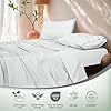 Amazon.com: RUVANTI 100% Organic Cotton Sheets - Full Size Bed Sheets ...