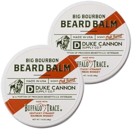 Amazon.com: Duke Cannon Big Bourbon Beard Balm - 2 Pack, Made with ...