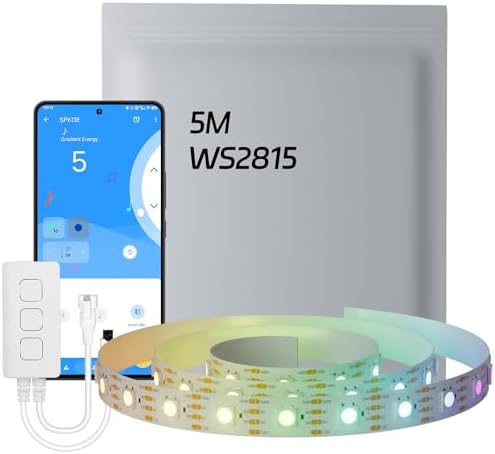 WS2815 LED Streifen, 5m 300LEDs Individuell adressierbare RGB mit IC ...
