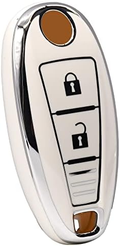 KMH - TPU Silver Car Key Cover Compatible for Maruti Suzuki Baleno ...
